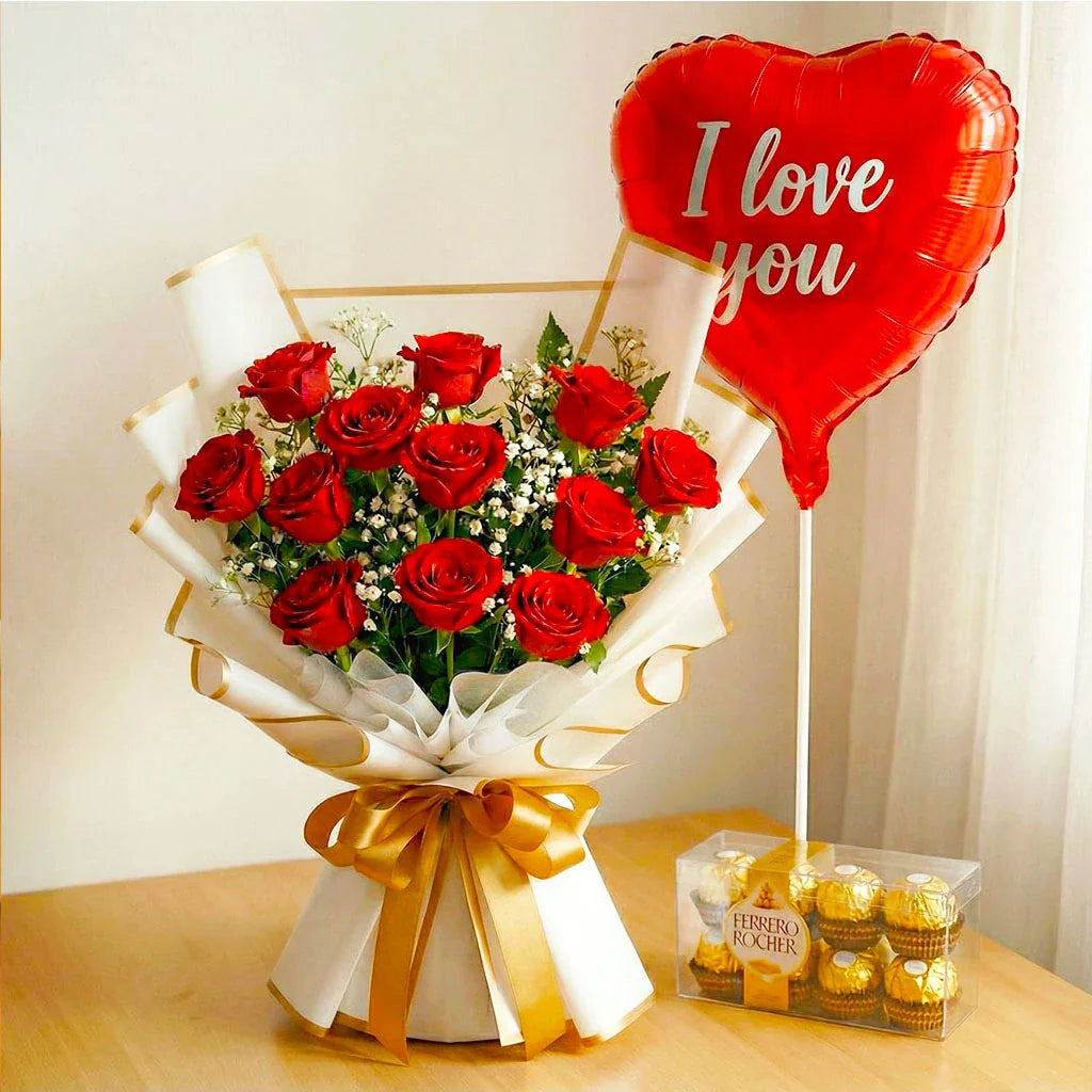 Luxe Passion Gift Set | Same Day Flower Delivery Philippines | Floral ...